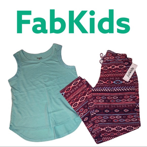 fabkids | Matching Sets | Fab Kids Jogger And Tank Set | Poshmark
